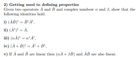 Solved Getting used to ﻿defining propertiesGiven two | Chegg.com