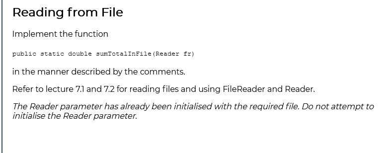 Solved File Read.java 1 package fileread; 2 3 import | Chegg.com