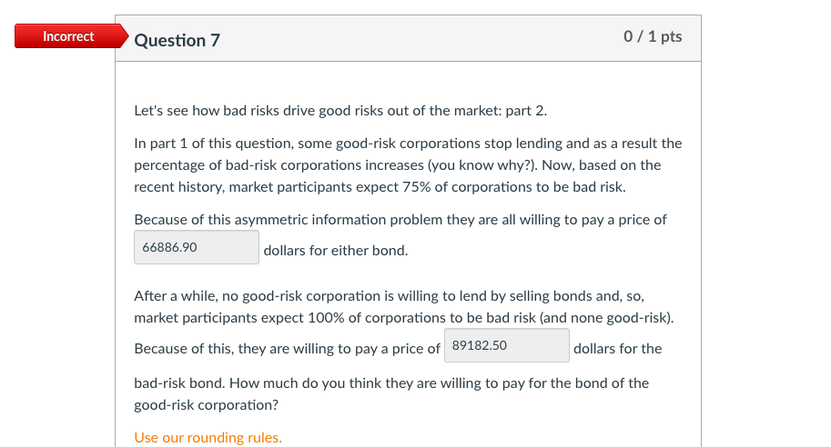 Let's see how bad risks drive good risks out of the | Chegg.com