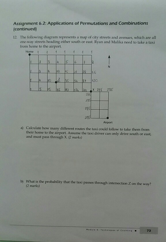 Solved Assignment 6.2: Applications of Permutations and | Chegg.com