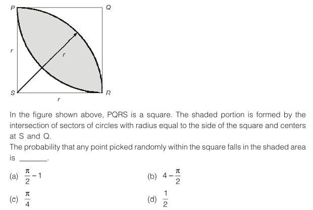Solved Q s In the figure shown above, PQRS is a square. The | Chegg.com