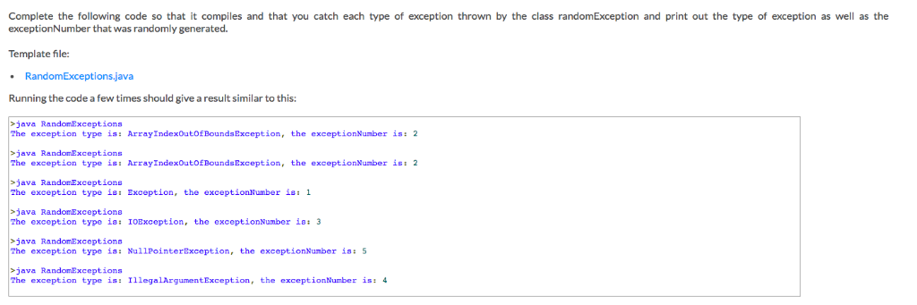 Solved File(JAVA): import java.io.IOException; public class | Chegg.com