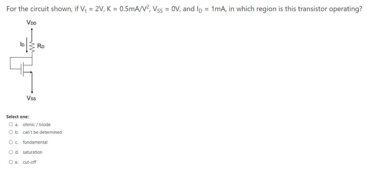 Solved For the circuit shown, if VBB=7 V, VCC=10 V, VEE=0 | Chegg.com