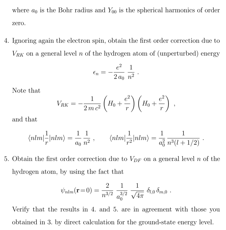 Solved with Vper(r) = r * v*V(r) = m 2 V?V(r). By using the | Chegg.com