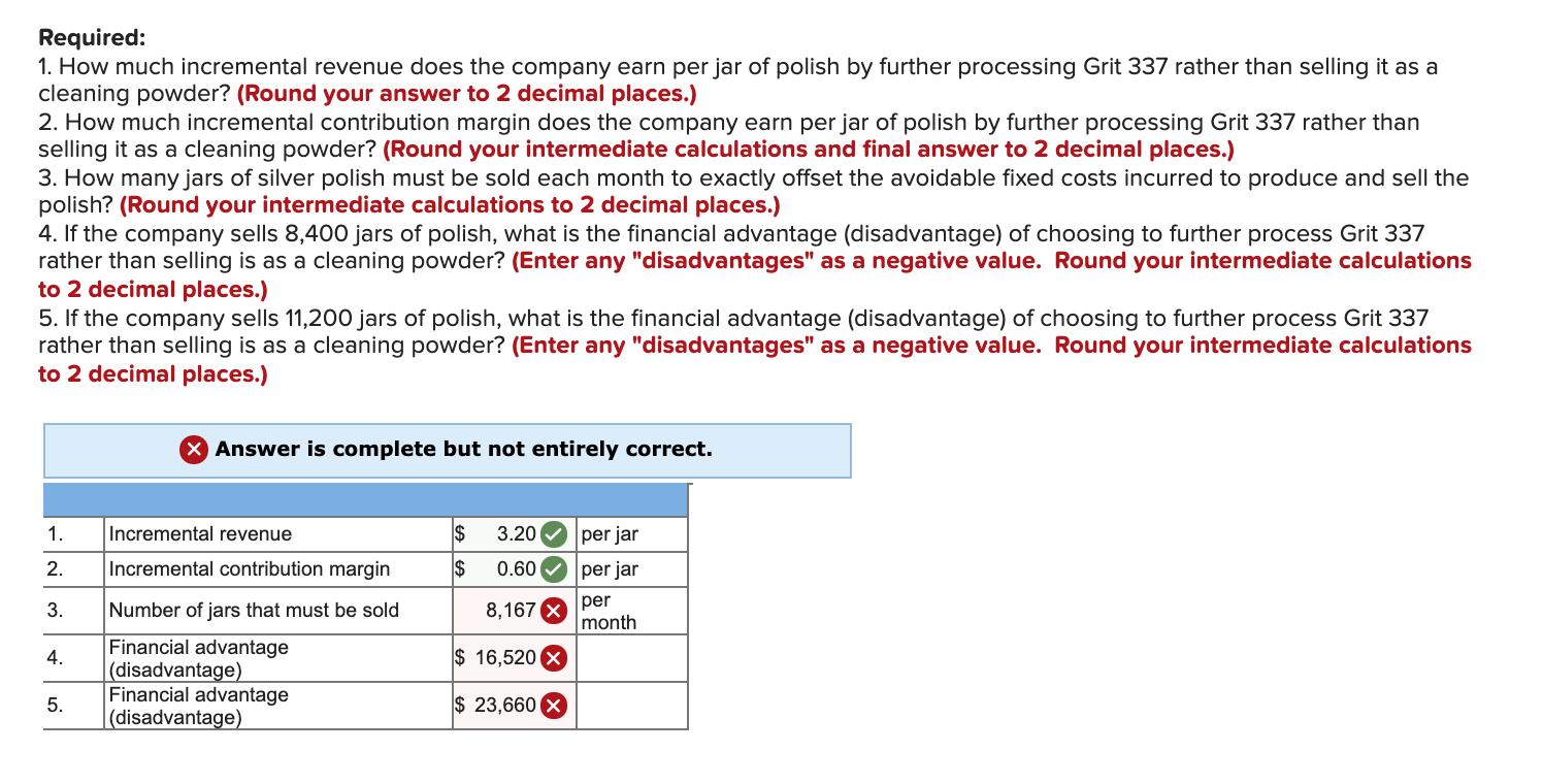 Solved Come-Clean Corporation produces a variety of cleaning | Chegg.com