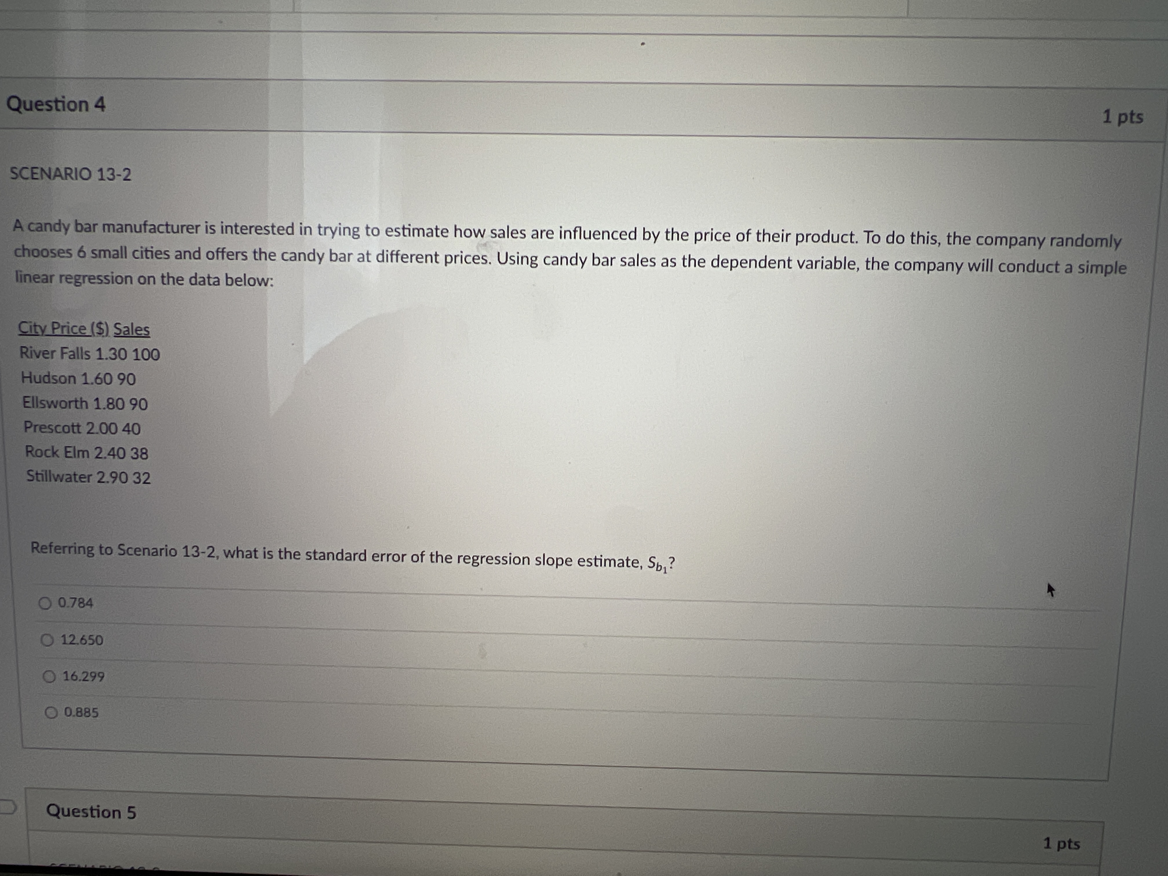 Solved A candy bar manufacturer is interested in trying to | Chegg.com