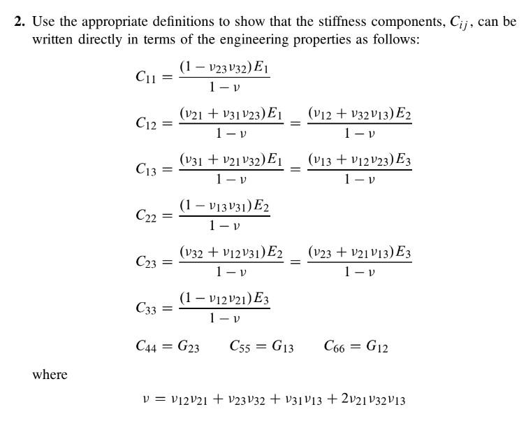 Solved As a result the compliance matrix, and therefore the | Chegg.com