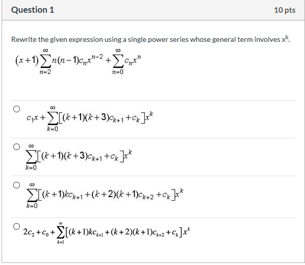 Solved Rewrite the given expression using a single power | Chegg.com