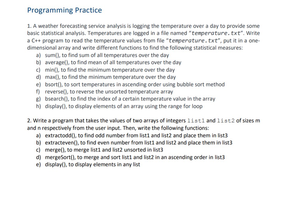 Can you please help me out with question 1 and 2 this | Chegg.com