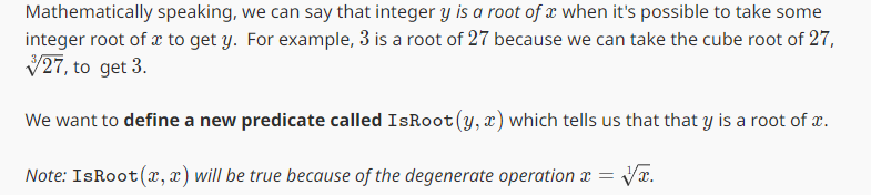 Solved Mathematically speaking, we can say that integer y | Chegg.com