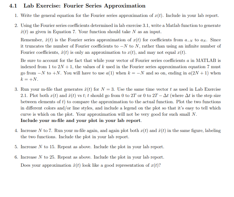 4 1 Lab Exercise Fourier Series Approximation 1