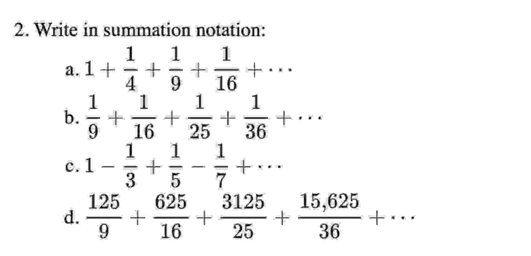 Solved Write in summation | Chegg.com