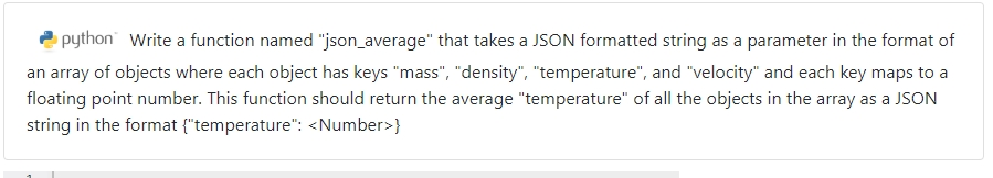 Solved python Write a function named son-average that takes | Chegg.com