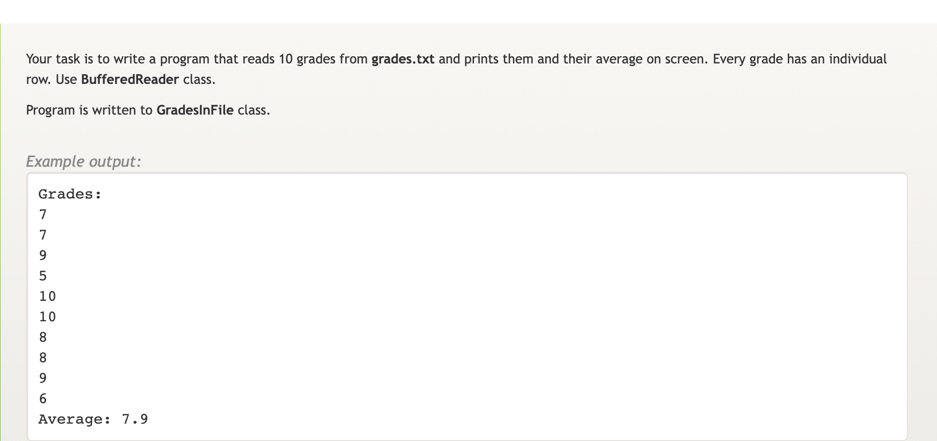Solved Your Task Is To Write A Program That Reads 10 Grades 9168