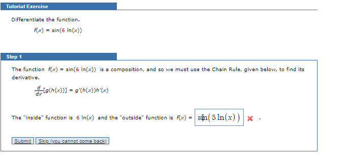 Solved Tutorial Exercise Differentiate the function. Rx) = | Chegg.com