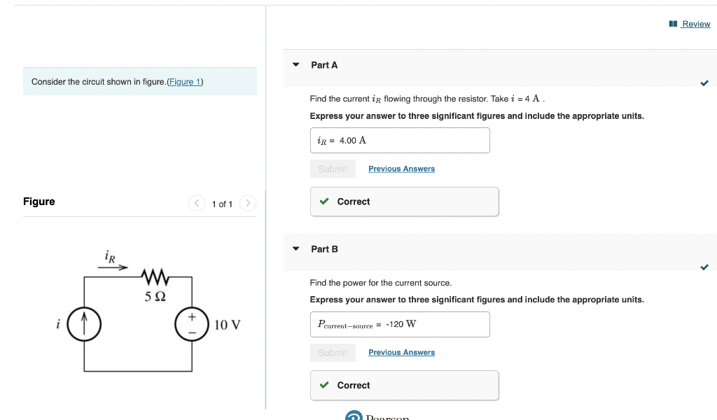 Solved Consider the circuit shown in figure.(Figure 1) Find | Chegg.com