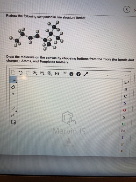 Solved Redraw the following compound in line structure | Chegg.com