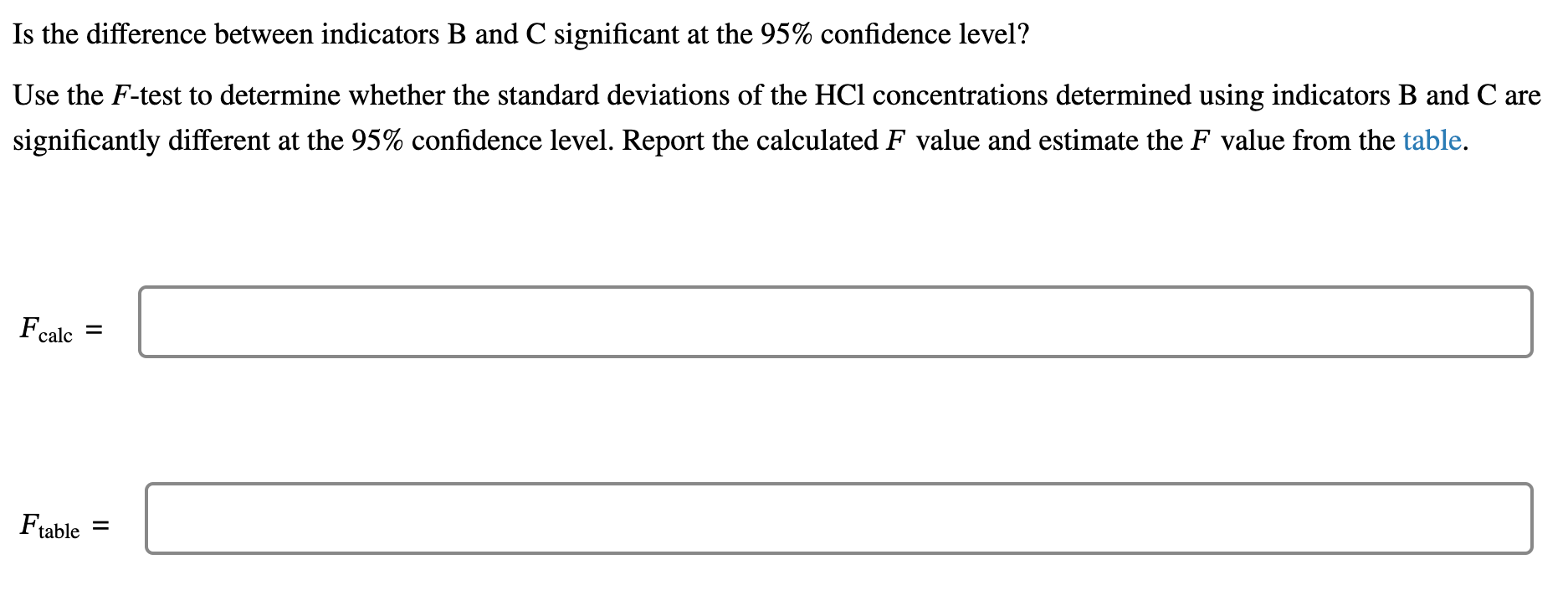 Solved Students measured the concentration of HCl in a | Chegg.com