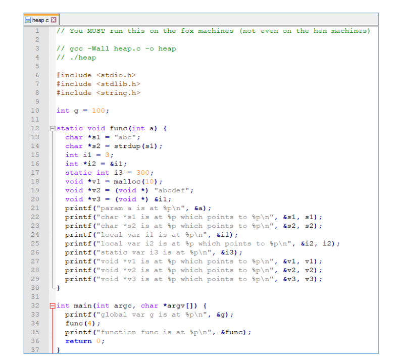 Solved x // You MUST run this on the fox machines (not even | Chegg.com