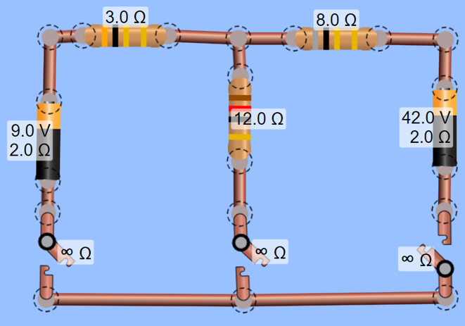 Solved Close the Left and Right switches and leave the | Chegg.com