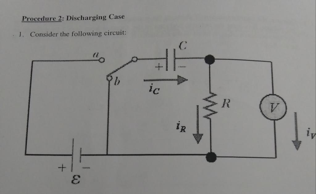 Solved Procedure 1: Charging Case 1. Consider the following | Chegg.com