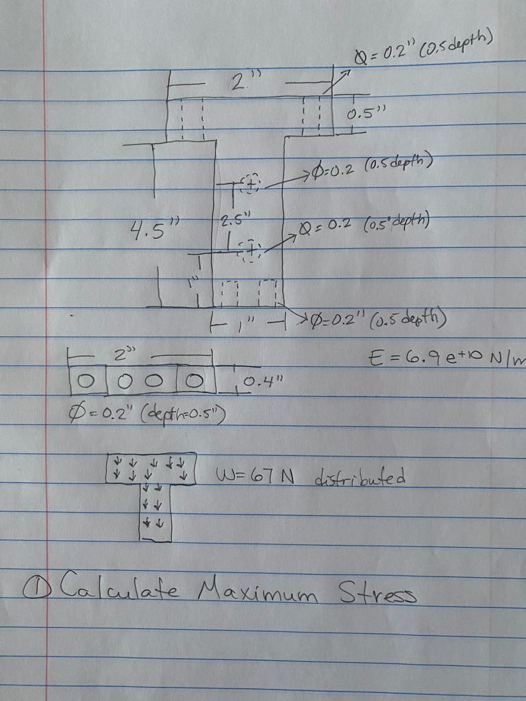 (1) Calculate Maximum Stress | Chegg.com