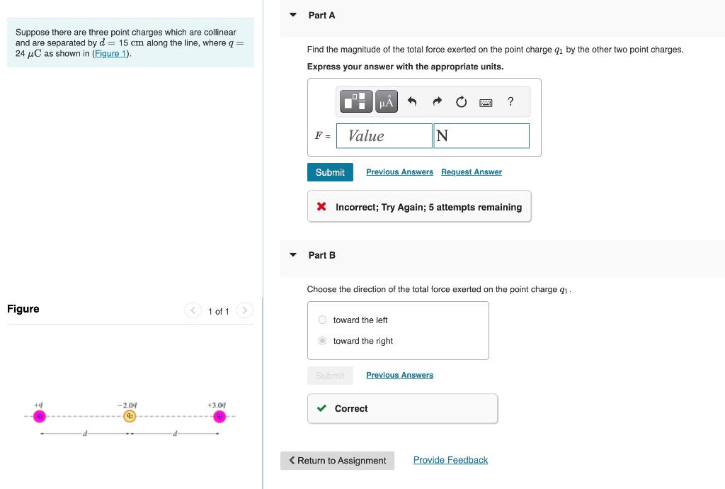 Solved Suppose there are three point charges which are | Chegg.com