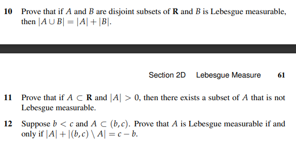 Solved 10 Prove that if A and B are disjoint subsets of R | Chegg.com
