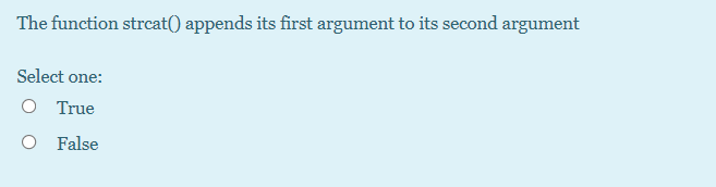 Solved The function strcmp() compares two strings | Chegg.com