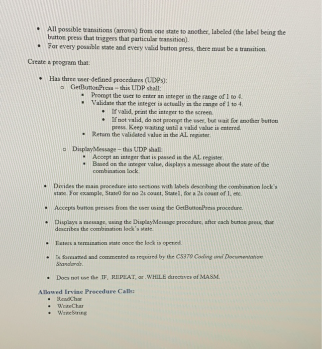 Solved or this assignment you will create a combination lock | Chegg.com