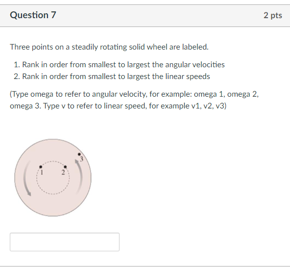 Solved Three points on a steadily rotating solid wheel are | Chegg.com