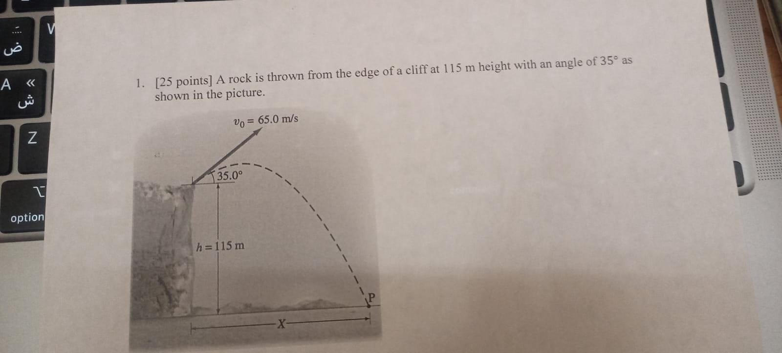 Solved a. Draw the velocity graphs of Vy and Vx as a | Chegg.com