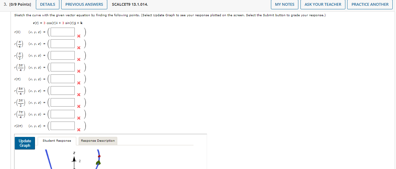 Solved Find the domain of the vector function. (Enter your | Chegg.com