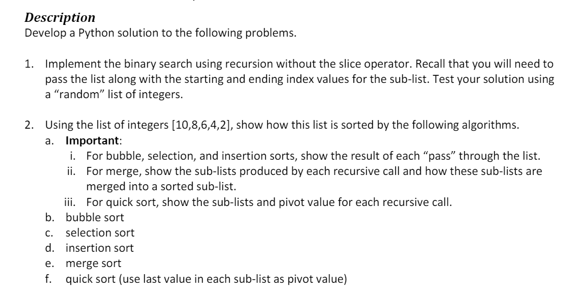 Solved so i think i would need a word document for one part | Chegg.com
