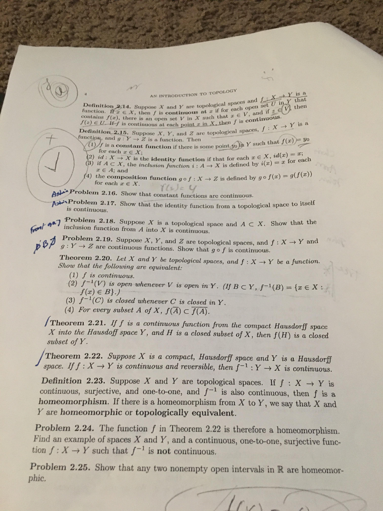 Solved is a AN INTRODUCTION TO TOPOLOGY spaces and | Chegg.com