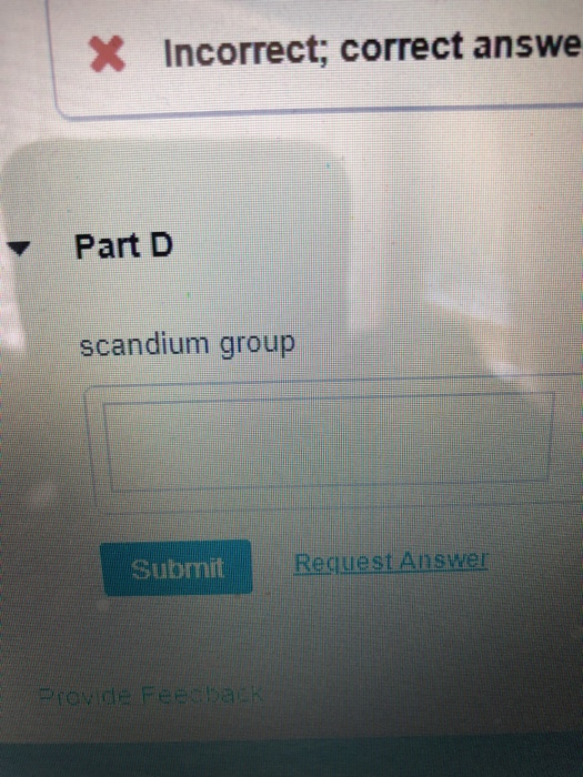 Solved identify the group number corresponding to each of | Chegg.com