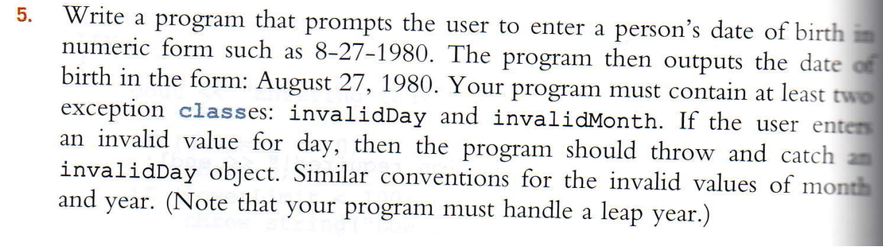 Solved 5. . Write a program that prompts the user to enter a | Chegg.com