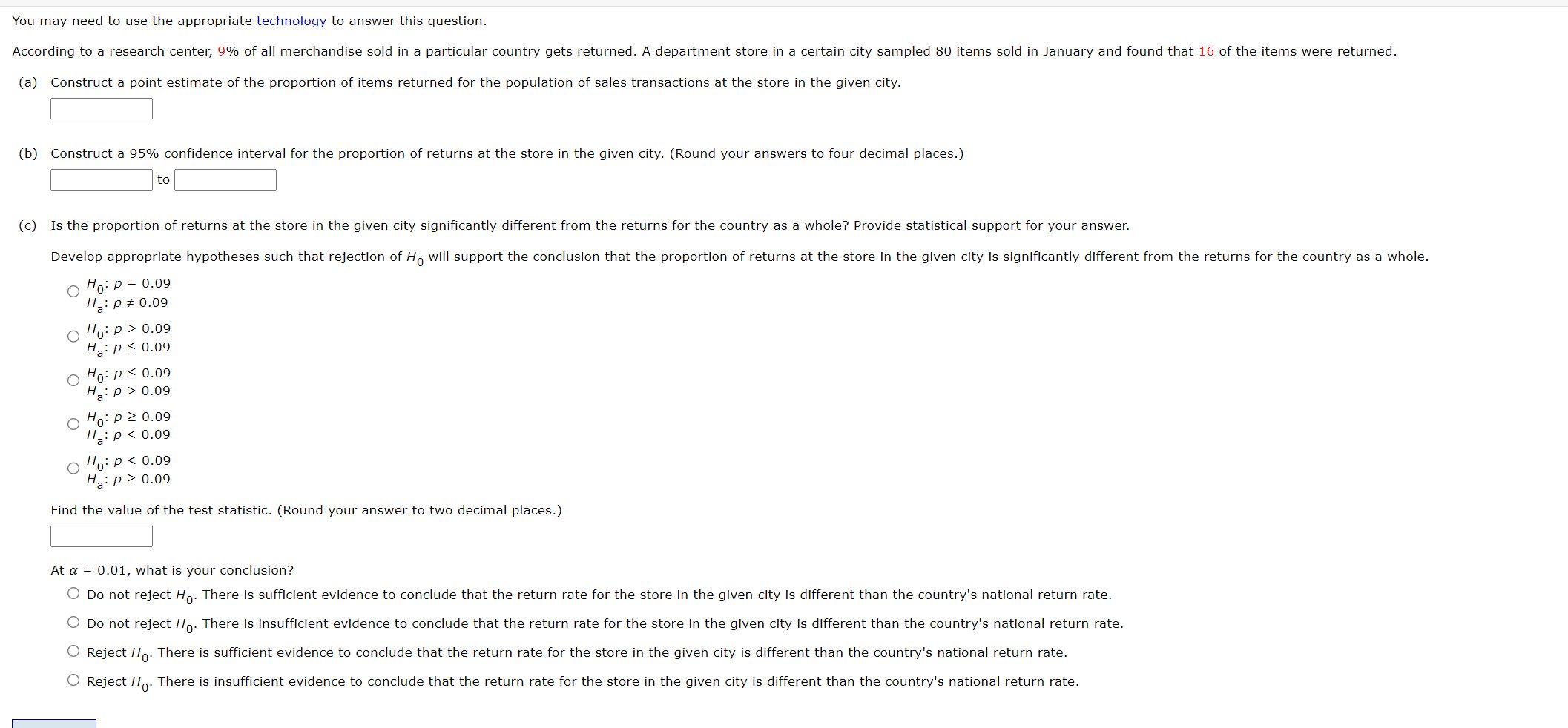 Solved You may need to use the appropriate technology to | Chegg.com
