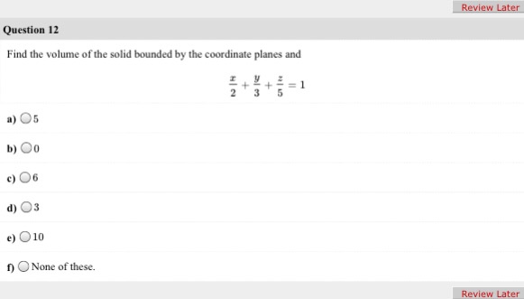 Solved Find the volume of the solid bounded by the | Chegg.com