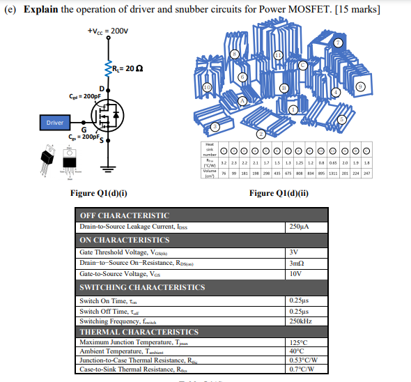Solved (a) Define power electronics. [1 mark] (b) Power | Chegg.com