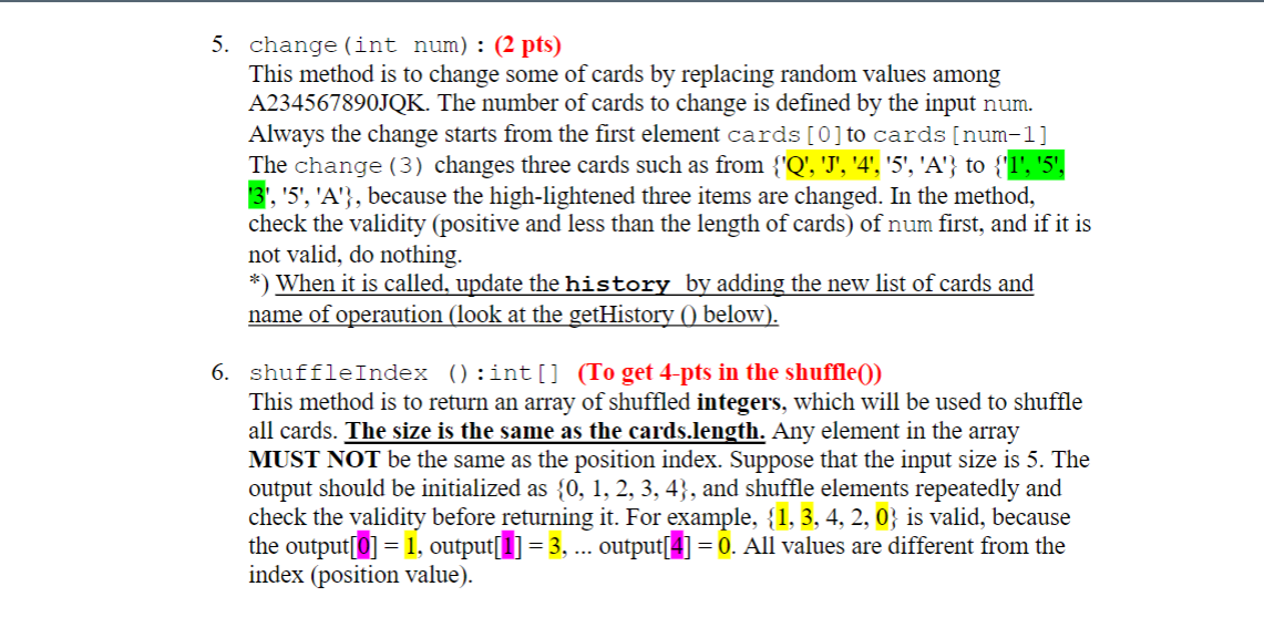 Solved Need some assistance with this program and method. | Chegg.com