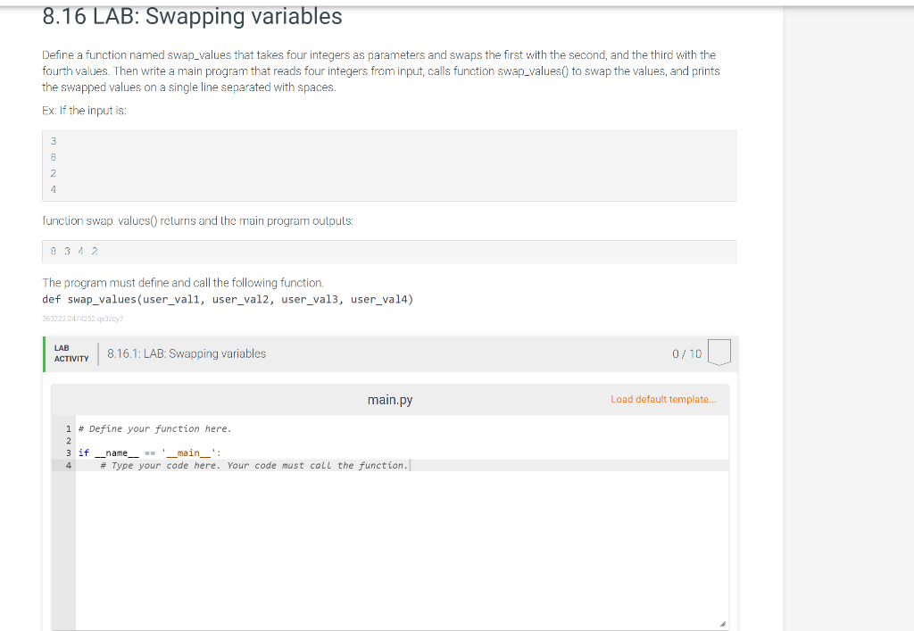 Solved 8.14 LAB: Driving costs - functions Write a function | Chegg.com