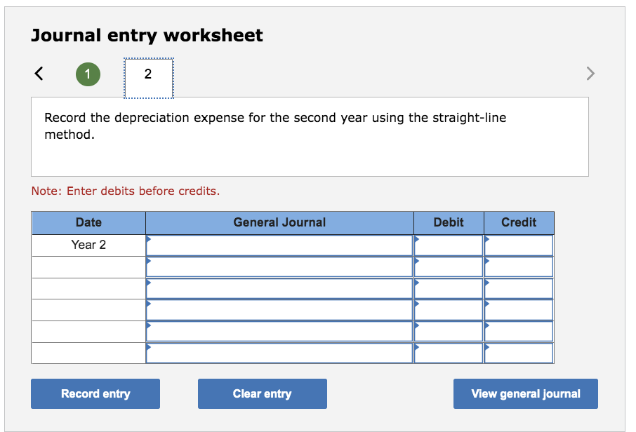 Solved Brief Exercise 7-11 (Static) Record depreciation | Chegg.com