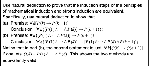 Use natural deduction to prove that the induction | Chegg.com