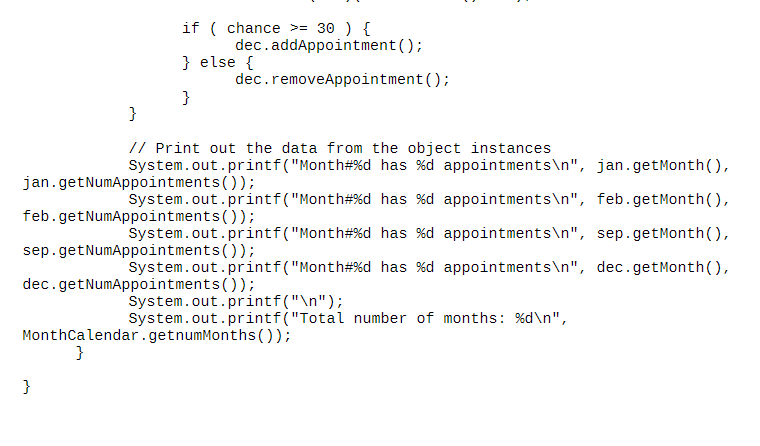 Solved Write a Java program for tracking the number of | Chegg.com