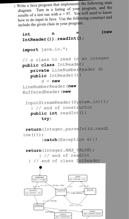 Solved Write a Java program that implements the following | Chegg.com
