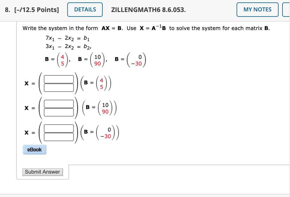 Solved 8. [-/12.5 Points] DETAILS ZILLENGMATH6 8.6.053. MY | Chegg.com