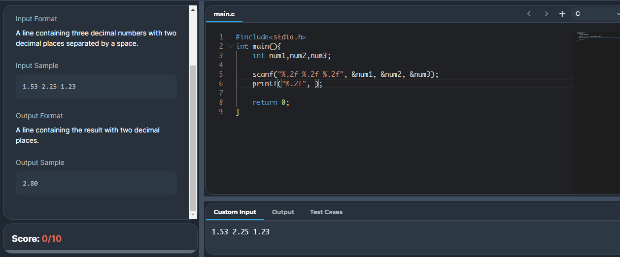 Solved main.c + c 4. Decimal x Decimal by crazy asians Now | Chegg.com