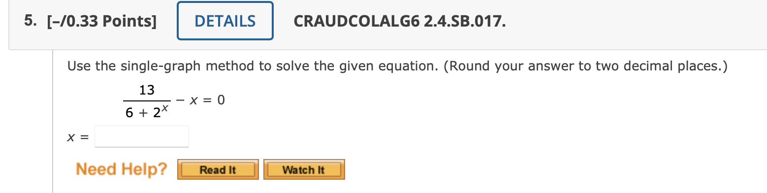 Solved Use the single-graph method to solve the given | Chegg.com