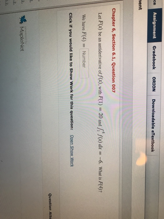 Solved nment Gradebook ORION Downloadable eTextbook ce ent | Chegg.com